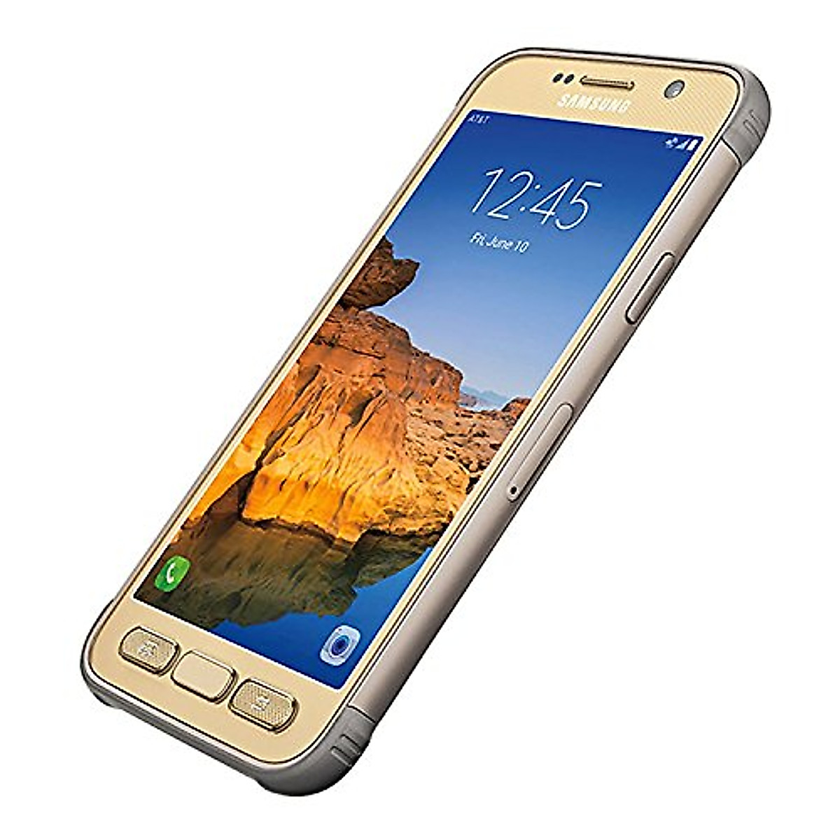 Samsung Galaxy S7 Active G891A 32GB GSM Unlocked Shatter-Resistant, Extremely Durable Smartphone w/ 12MP Camera (Gold)