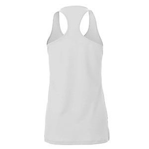 Arctic Cool Women's Tank Instant Cooling Moisture Wicking Performance UPF 50+ Tank Top | Lightweight Breathable Tank for Running, Workout, Exercise, Yoga, Fishing, Arctic White, XXL