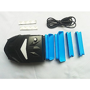 FixtureDisplays® Laptop Cooling with Vacuum Fan, USB Powered, Wind Control, Quiet Operation, Ultra-Portable Radiators,CPU Cooler, Fan Heat Sink for Notebook, Laptop 16807