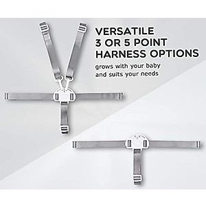 Minnebaby High Chair Straps, Replacement 5 Point Harness Straps for High Chair