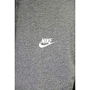 Nike Pull Over Hoodie, Charcoal Heather/Anthracite/White, Small