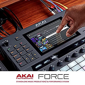AKAI Professional FORCE – Standalone Music Production, MIDI Sequencer and DJ System with Synth Engines, MPC Sampling and Ableton Style Clip Launching