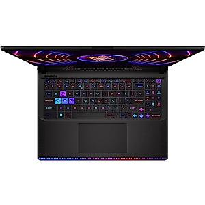 MSI Raider 16.0" WUXGA 144Hz Gaming Laptop (Intel i9-13950HX, 64GB DDR5, 4TB PCIe SSD, GeForce RTX 4060 8GB w/Dynamic Boost, RGB KYB, WiFi 6E, BT 5.3, Thunderbolt 4, Win10P) w/Hub