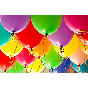 100pcs 12 Inch Colorful Premium Latex Wedding Party Birthday Balloon Lot (Brown)