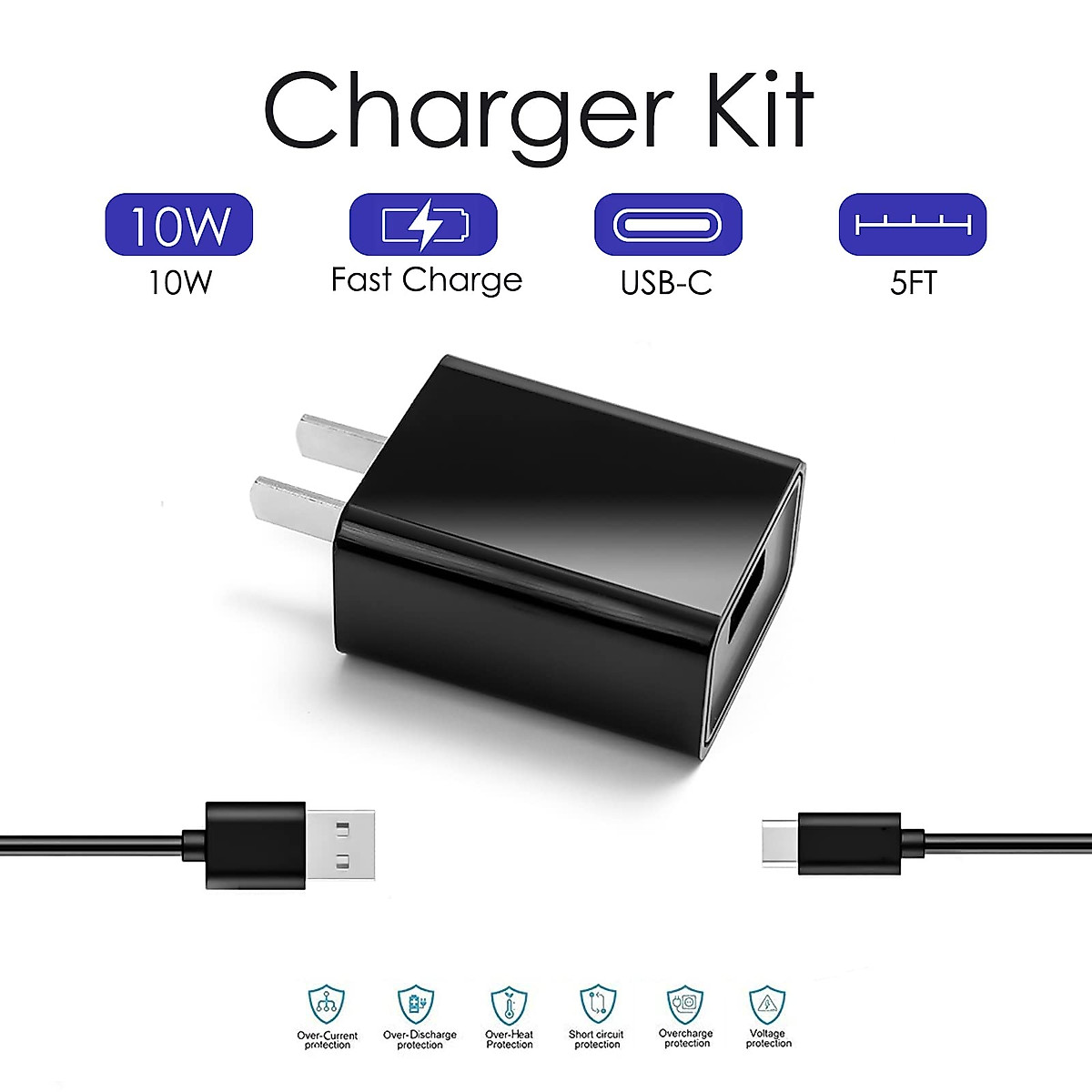 Bluetooth Speakers Charger USB C Fast Wall Charger Charging Cable Cord for Sony SRS-WS1 SRS-NS7 SRS-NB10 SRS-XB13 SRS-XB23 SRS-XB33 SRS-XB43 WI-C100 WH-1000XM5, Bose SoundLink Flex Speaker