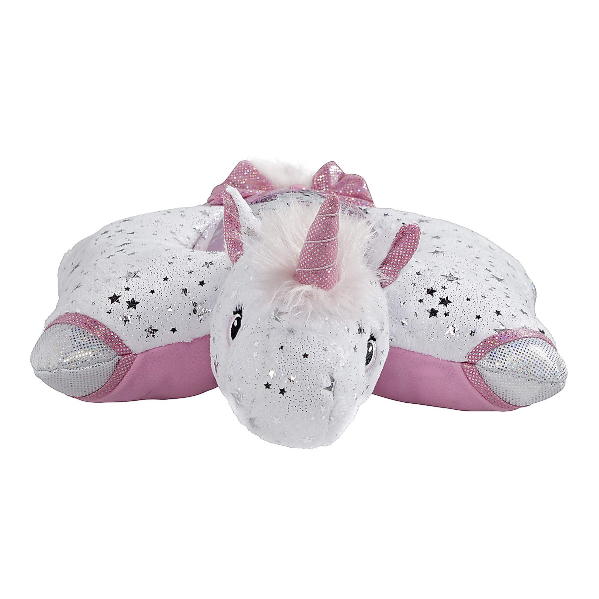 Pillow Pets Glittery Unicorn Sleeptime Lite 11" Stuffed Animal Plush Nightlight