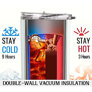 Onebttl Boy Mom Gifts for Women on Mothers' Day, Birthday, Christmas - Boy Mom Tumbler From Son Up To Son Down - for Mom of Boys from Friends, Husbands - 20oz Stainless Steel Mug with Lid and Straw