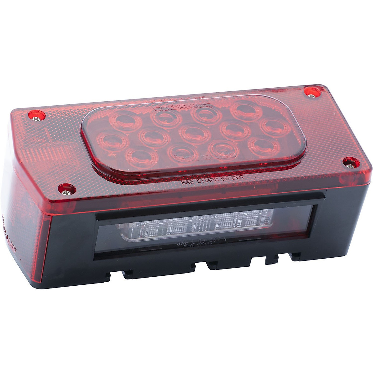 Optronics TLL36RK Red Rectangular Combination Tail Light Kit