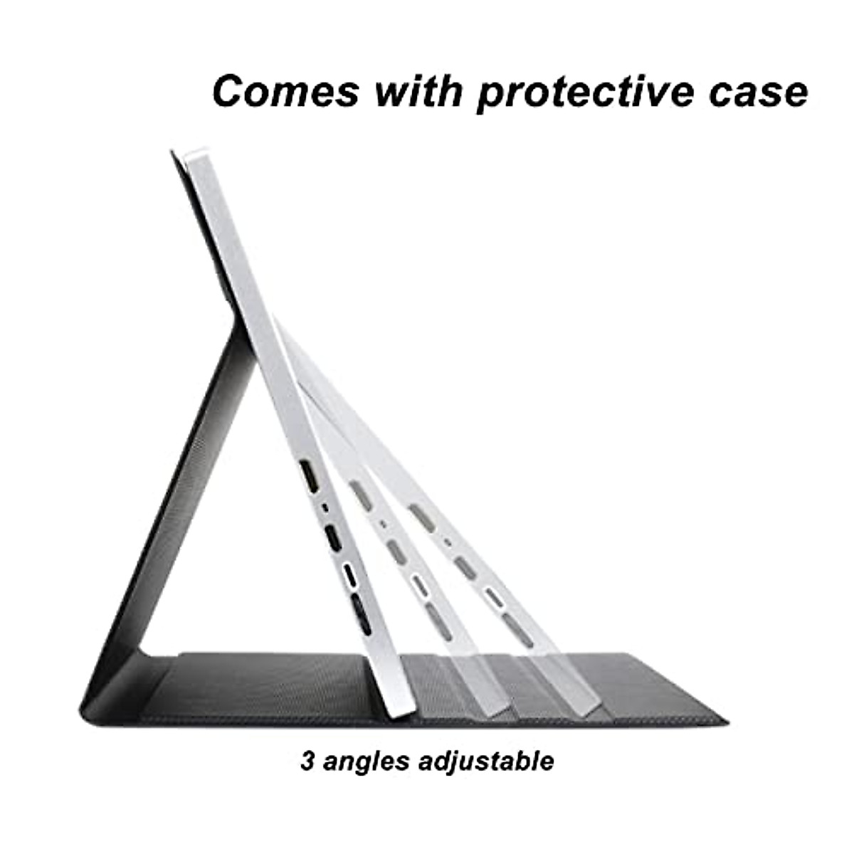 Naroote E Paper Monitor, High Response 100-240V Wide Angle Eye Protection 9.7 Inch Ink Screen for Laptop (US Plug)