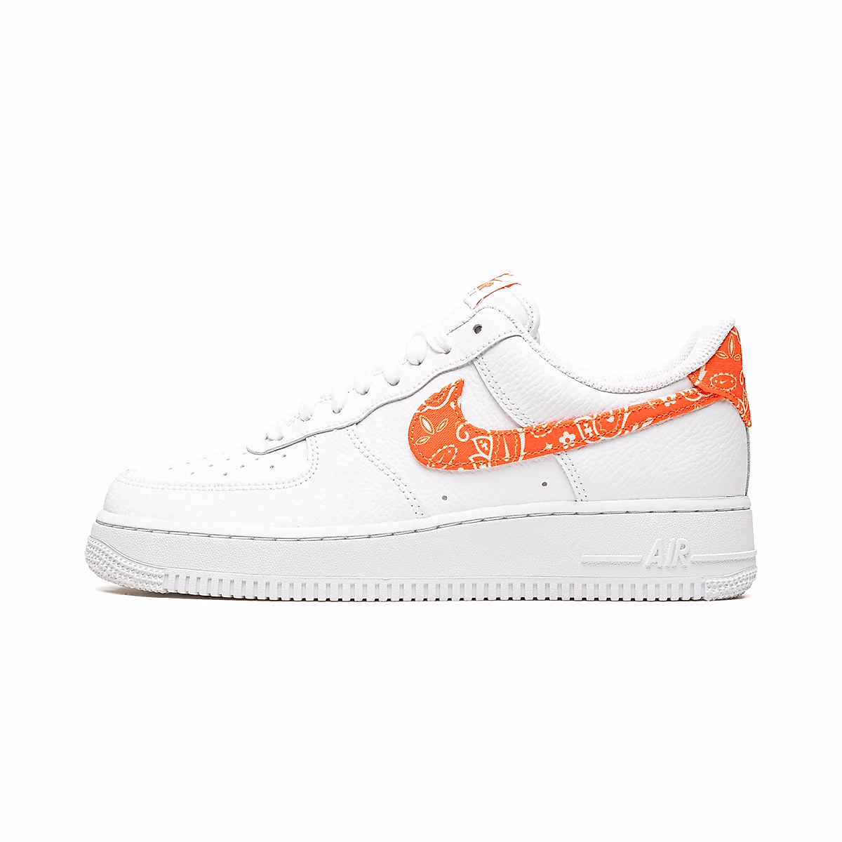 Nike Womens Air Force 1 Low DJ9942 102 Orange Paisley - Size 5W