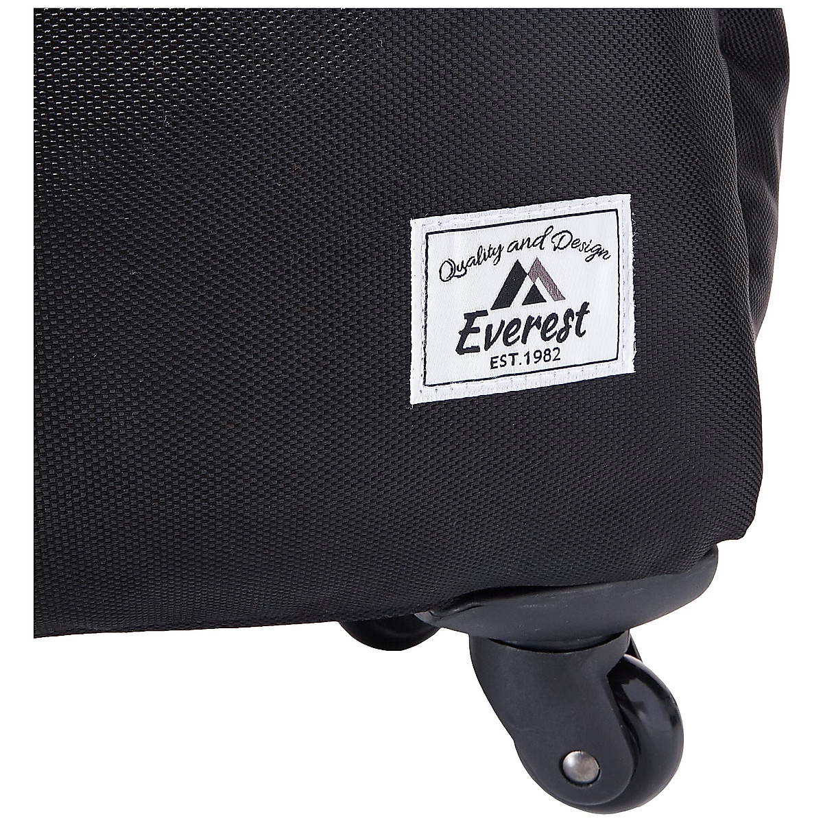 Everest unisex adults Wheeled Laptop Backpack, Black, One Size US