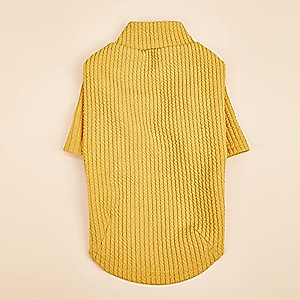 Howstar Dog Cosplay Clothes Christmas Costumes for Pets Puppy T Shirt Comfy Soft Tops Doggie Party Shirt Small Dogs Apparels Yellow Small