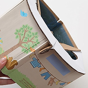 TINTON LIFE 3pcs Portable Paper Toddler Potty Emergencies Kids Disposable Toilet for Travel Car Camping