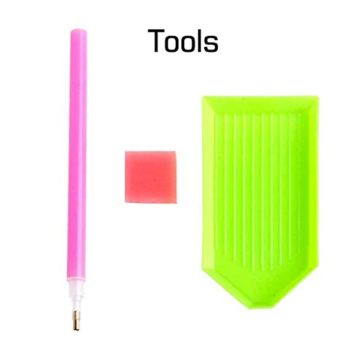 DIY 5D Diamond Art Kits for Adults,Fire Water Angel Magic Wings 5 Piece Multi Full Drill Diamond Embroidery Kit Home Office Wall Art Decor Paint by Numbers 17.7x37.4 inch