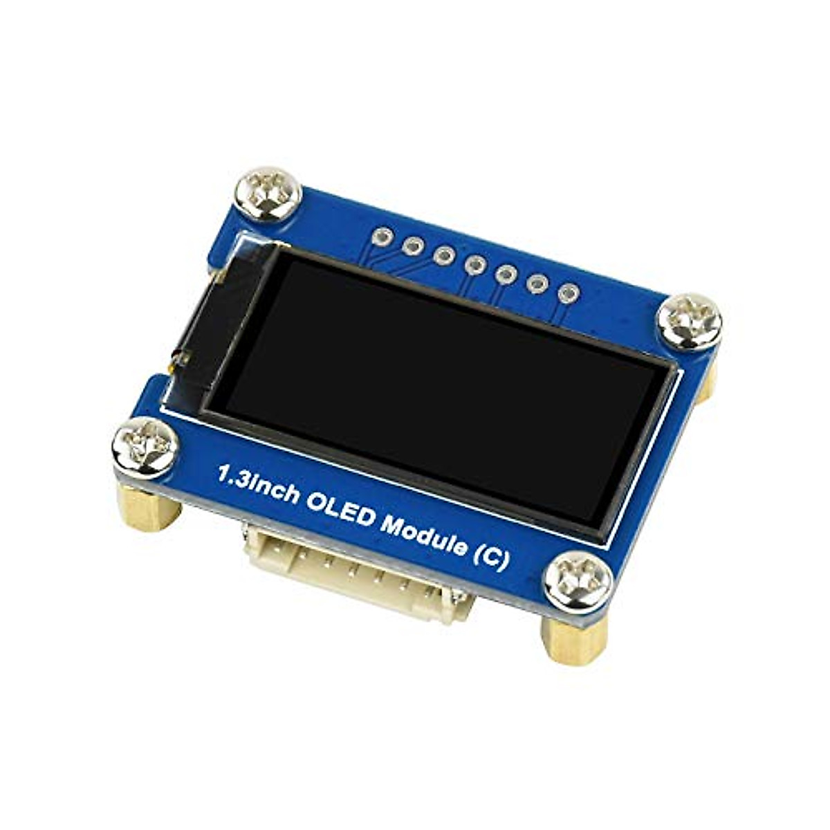 waveshare 1.3inch OLED Display Module Black/White Display Color 64×128 Resolution Embedded SH1107 Driver with SPI / I2C Interface