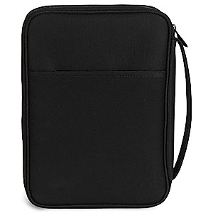 Lord My Shepherd Sunset Shadow Large Canvas Fabric Bible Cover with Handle