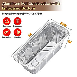 TIFMI - Blackstone Grease Cup Liners (50 Pack) for 36'' 28'' 22'' 17'' Inch Griddles, Aluminum Foil Drip Pan Liners for Blackstone 5017, Grill Grease Tray Blackstone Griddle Accessories