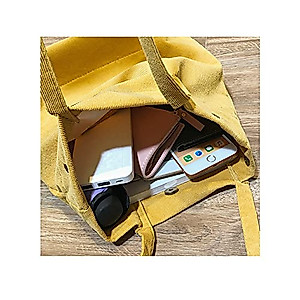 Women Tote Bag,Shoulder Handbags Casual Hobo Bags Corduroy Shopper Tote Bag Cross-body Handbags - (Dark Grey)