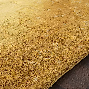 Hauteloom Kapowsin Wool Living Room, Bedroom Area Rug - Updated Traditional - Brown, Red - 6' x 9'