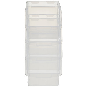 Performance Tool W5173 Dual Position Tilt Storage Organizer Bins for Toys/Parts/Sewing/Legos & More (Medium)