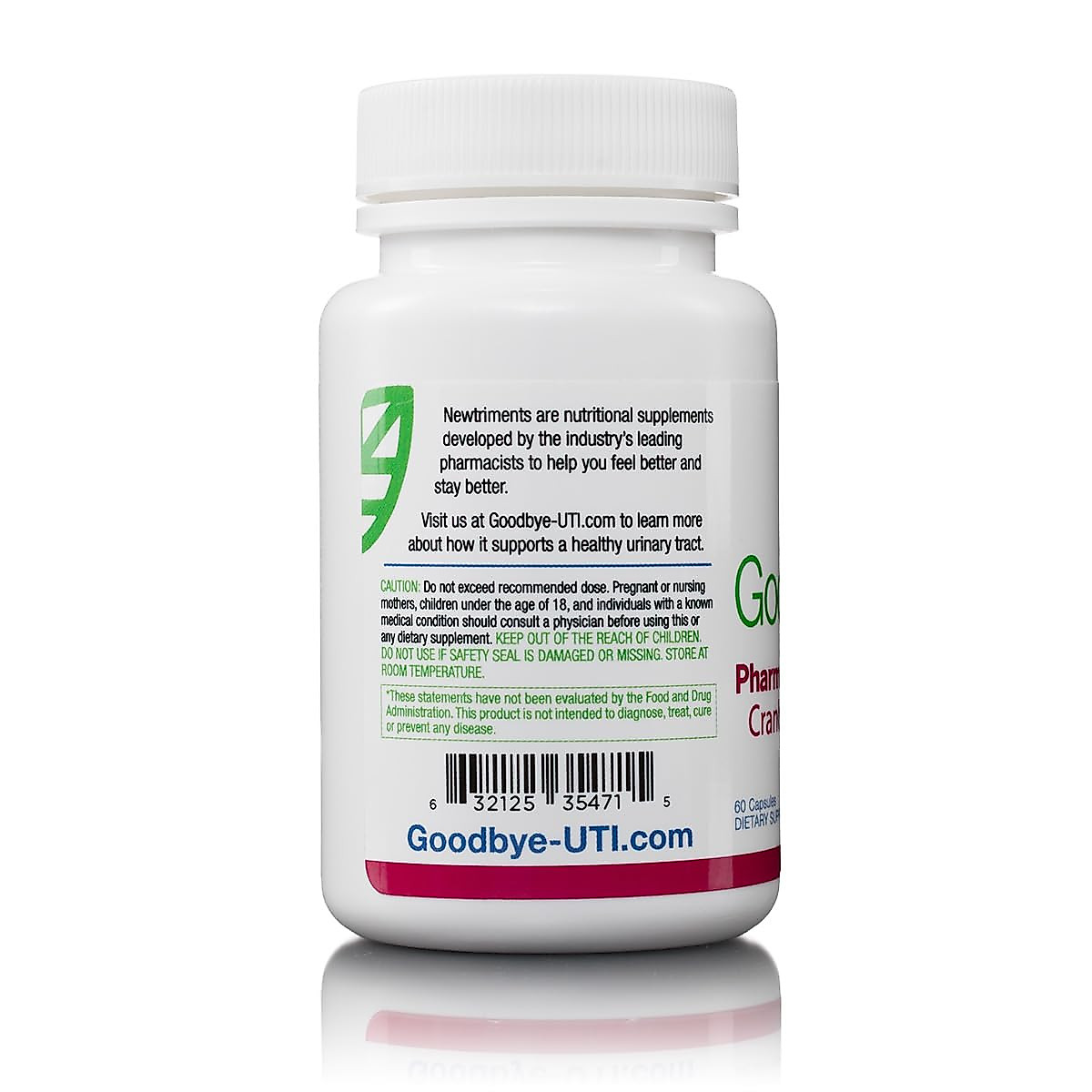 Cranberry Plus - The Original 36mg PAC Delivered in Capsule Form Daily for Highest Level of Urinary Tract Protection, no additives, 30-Day Supply, Pharmacist Recommended