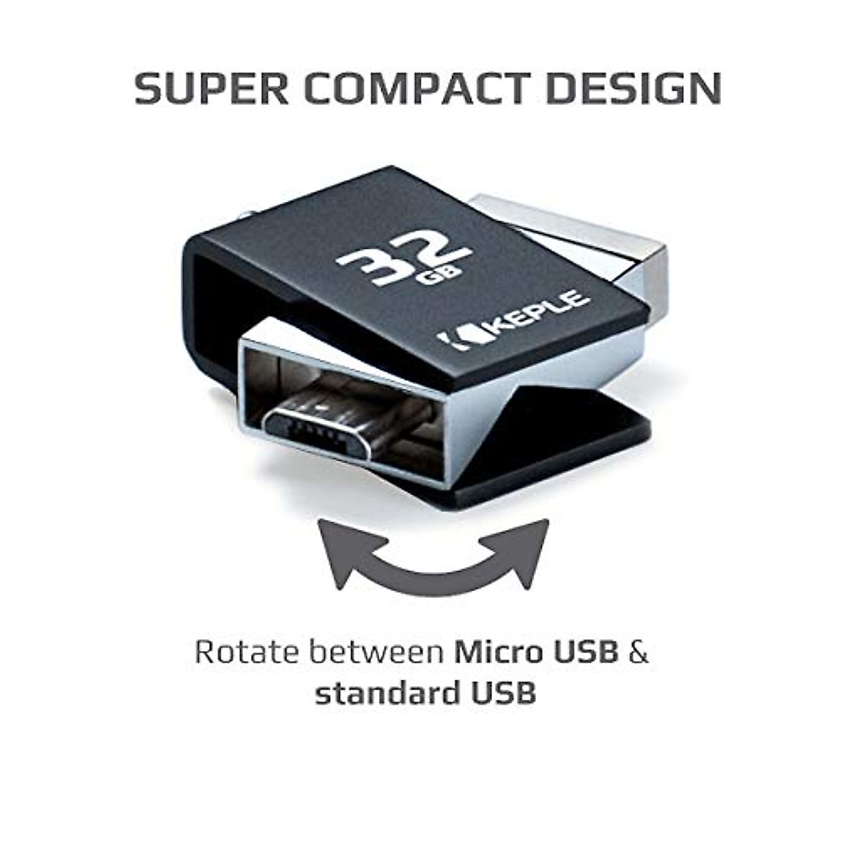 32GB USB Stick OTG to Micro USB 2 in 1 Pen Flash Drive Memory Stick 2.0 Compatible with Samsung Galaxy Tab S, S 8.4, S 10.5, S2 8.0, S2 9.7, A 7.0, A 8.0, A 9.7, A 10.1 | 32 GB Thumb Drive Dual Port