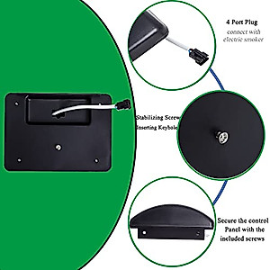 9907160014 Control Panel Replacement Compatible with Masterbuilt MB20071317 20071117 21071218 and Other Digital Electric Smoker