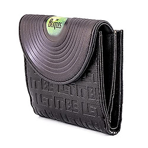 Loungefly The Beatles Let It Be Vinyl Record Faux Leather Wallet