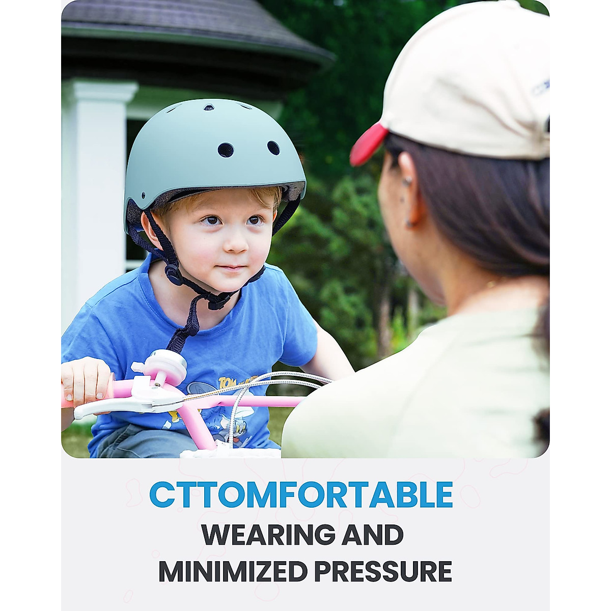 OutdoorMaster Youth & Kids Bike Helmet - Adjustable Multi-Sports Skateboard Helmet with Removable Liners for Balance Bike, Toddler Scooter, One Wheel Hoverboard - Mint - M