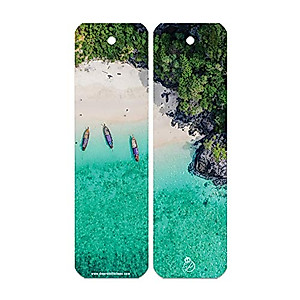 60 pcs Ocean Design Bookmark- Inspiration, Encouraging, Positive, Teaching Bookmarks Bulk.Unique Gift- (Ocean)