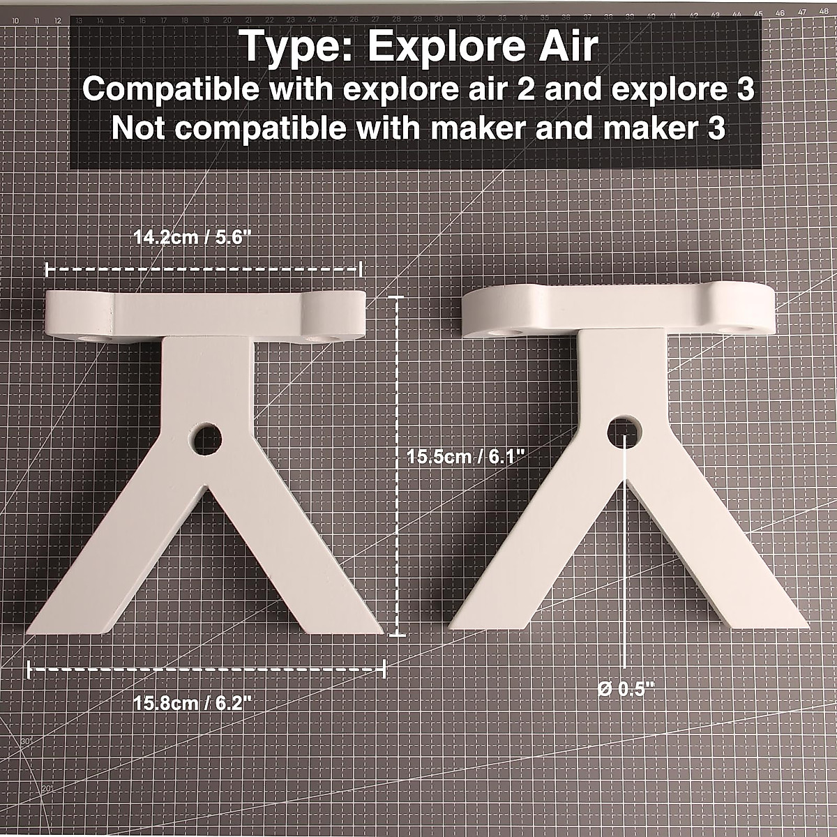 LOPASA Stand Legs Compatible with Cricut Explore Air 2 and Explore 3, Cricut Accessories for Organize and Storage, Cricut Stand Save Space (Explore Series Machine Only)