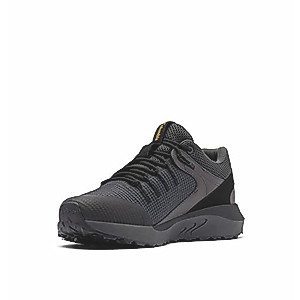 Columbia Men's Trailstorm Waterproof Hiking Shoe, Dark Grey/Bright Gold, 11