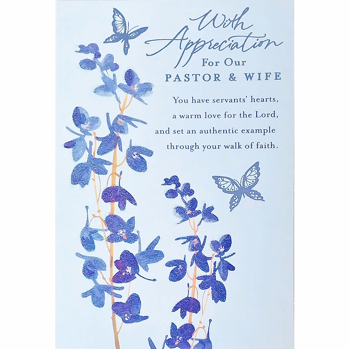 Greeting Card With Appreciation For Our Pastor and Wife So Thankful For The Wonderful Impact You Are Making In Our Church