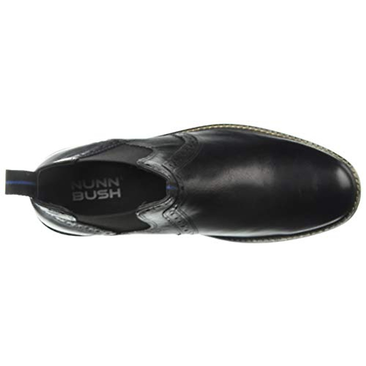 Nunn Bush mens Otis Chelsea With Kore Comfort Walking Technology Fashion Boot, Black Tumbled, 10.5 US