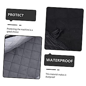 KICHOUSE Bread Machine Dust Cover Oven Microwave Combo Oven Protector Air Fryer Toaster Air Fryer Cover Toaster Protector Kitchen Protection Cover Bread Machine Sleeve Home Supply Black