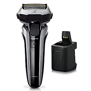 Panasonic ES-LV7H-S [Men's Shaver LAMDASH PRO Linear Motor 5 Blades Fully Automatic Cleaning Charger/Silver with Pouch] AC100-240V Shipped from Japan Released in May 2022