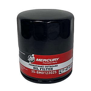Mercury Marine/Mercruise New OEM 175 to 300 HP V6 & V8 Outboard Oil Filter, 35-8M0123025