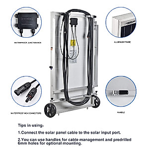 Nature's Generator Gold WE System 1800W Solar & Wind Powered Pure Sine Wave Off-Grid Generator + 100W Solar Panel + Wind Turbine, w/Infinite Expandability, Gasless for Day and Night Use
