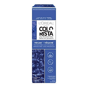 L’Oréal Paris Colorista Semi Permanent Hair Color for Bleached or Blonde Hair, Color Depositing Hair Mask Formula, Indigo