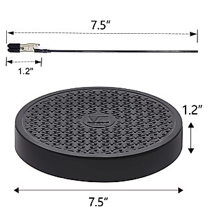 360 Degree Rotation Model Painting Stand Base Holder with 20 Pack Model Painting Alligator Clip Stick for Airbrush Hobby