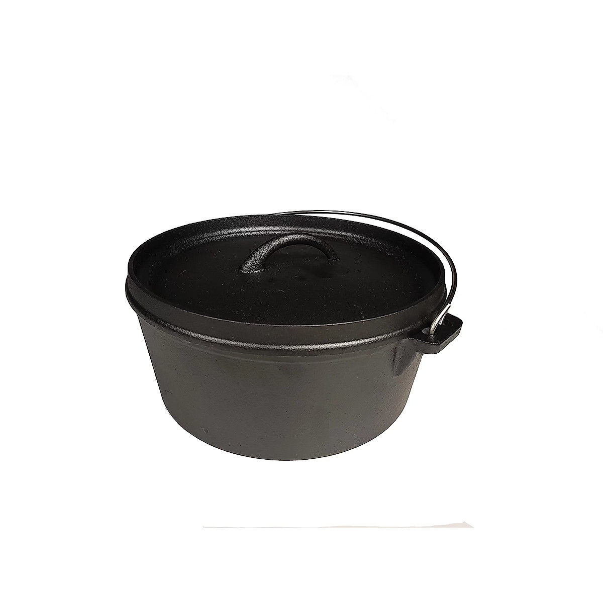 HAWOK Pre-seasoned Cast Iron Dutch Oven Camping Cooking Set with Carrying Storage Box