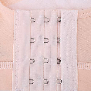 AYNEFY Nursing Bra Lightly Padded Cotton Nursing Breast Feeding Prevent Sagging Pregnant(M(34=75)-Beige)