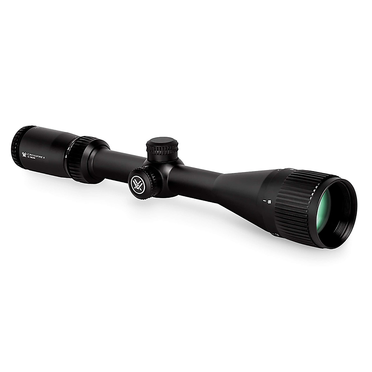 Vortex Optics Crossfire II 6-18x44 Adjustable Objective, Second Focal Plane, 1-inch Tube Riflescopes - V-Plex Reticle