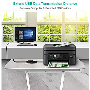 BlueRigger USB 2.0 Type A Male to A Female Active Extension/Repeater Cable - 32 Feet (10M)