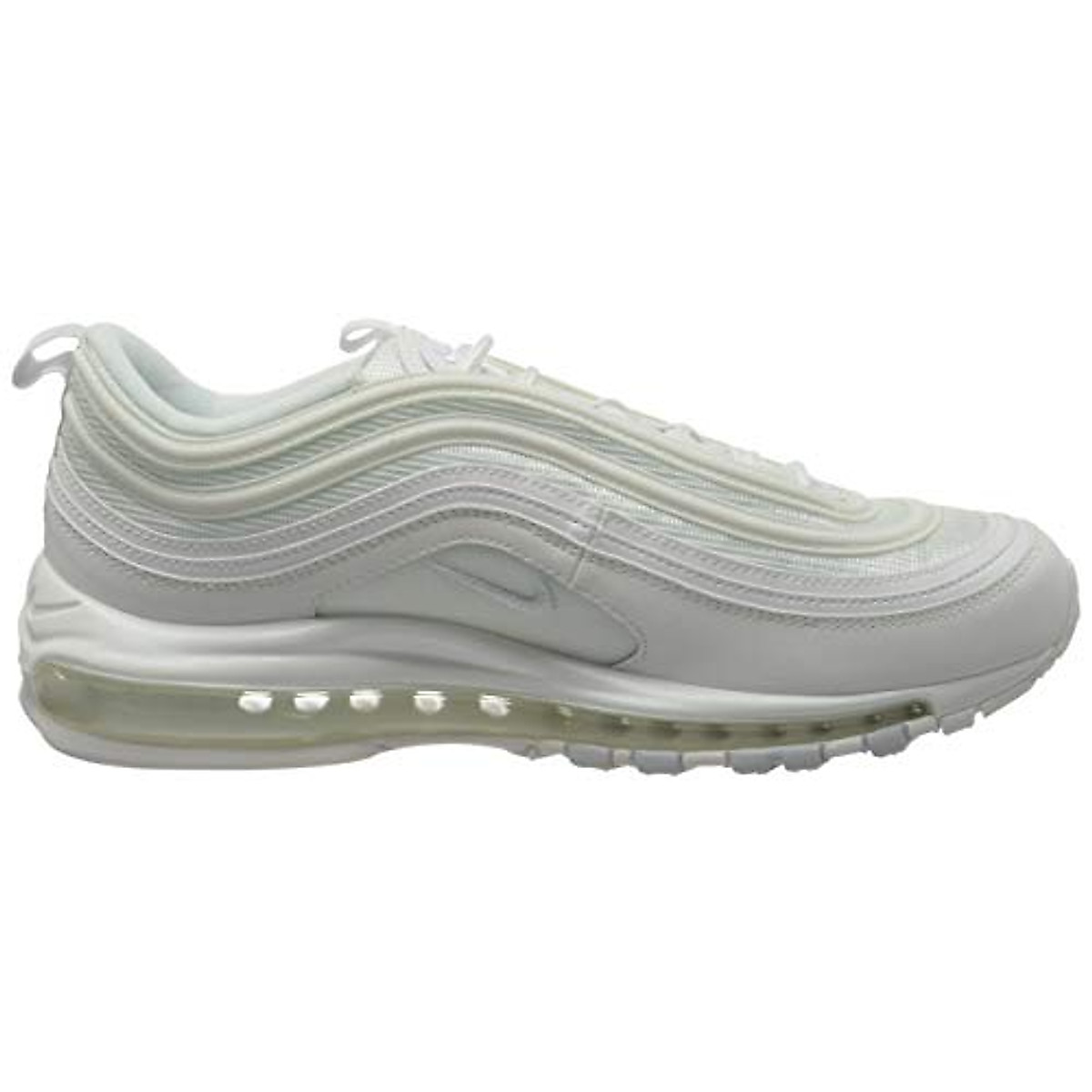 Nike womens Air Max 97 Trail Running Shoes, White/White-pure Platinum, 8