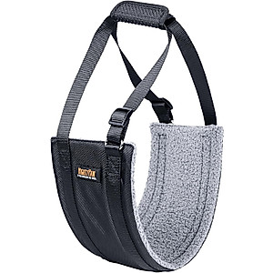 Mighty Paw Dog Lift Harness - 0-20 lbs Dog Hip and Hind Leg Support Sling - Comfortable Assistance for Elderly or Injured Dogs with Hip and ACL Brace - Back Support Harness Carrying Sling - Small