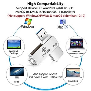 256GB Easy Auto Back up-Thumb-Drive for Computer Photo-Stick-Photos-Backup Photo-Storage-Device-for-Computer Laptop PC Memory USB Flash Photo Finder Sticks Pictures Mac Transfer Album Keeper Windows