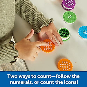 Learning Resources Mini Number Treats, 40 Pieces, Ages 3+, Cookies Toys, Counting and Colors Recognition, Fine Motor Skills Toys, Montessori Toys for Kids
