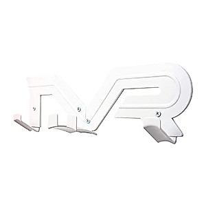 NIUVR VR Wall Mount Storage Stand Hook for Quest 2 Quest Rift-S HP Reverb G2 HTC Vive Vive Pro Cosmos Elite PS VR2 Valve Index, Playstation VR, VR Headset and Controllers Holder(White)