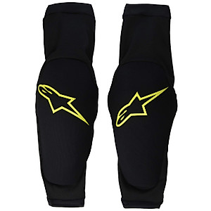 Alpinestars Men's Paragon Plus Knee Protector, Black Acid Yellow, Small